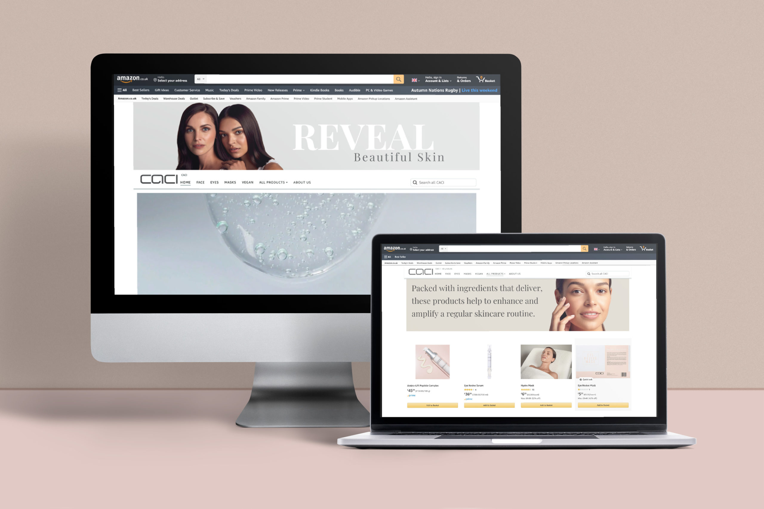 CACI – Now on Amazon Prime | CACI Beauty